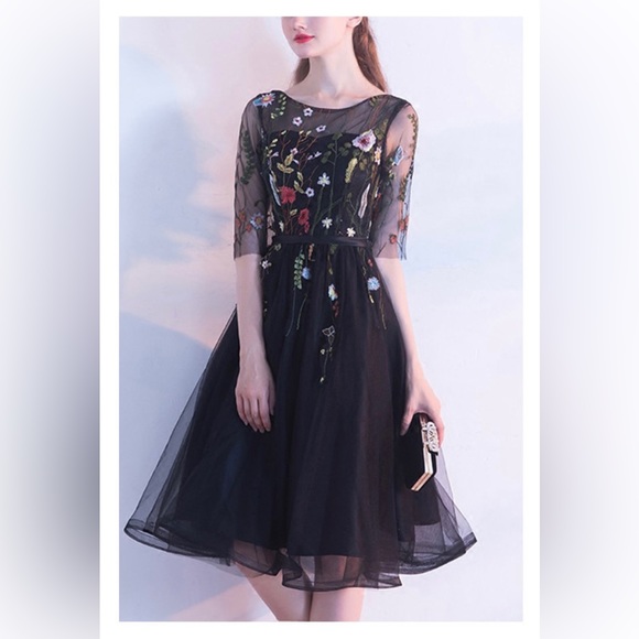 bad apple nyc | Dresses | Embroidered Floral Dress Nwt | Poshmark